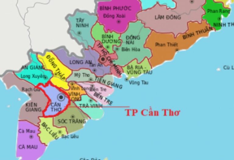 Bản đồ Cà Mau hành chính, dân cư, vệ tinh mới nhất