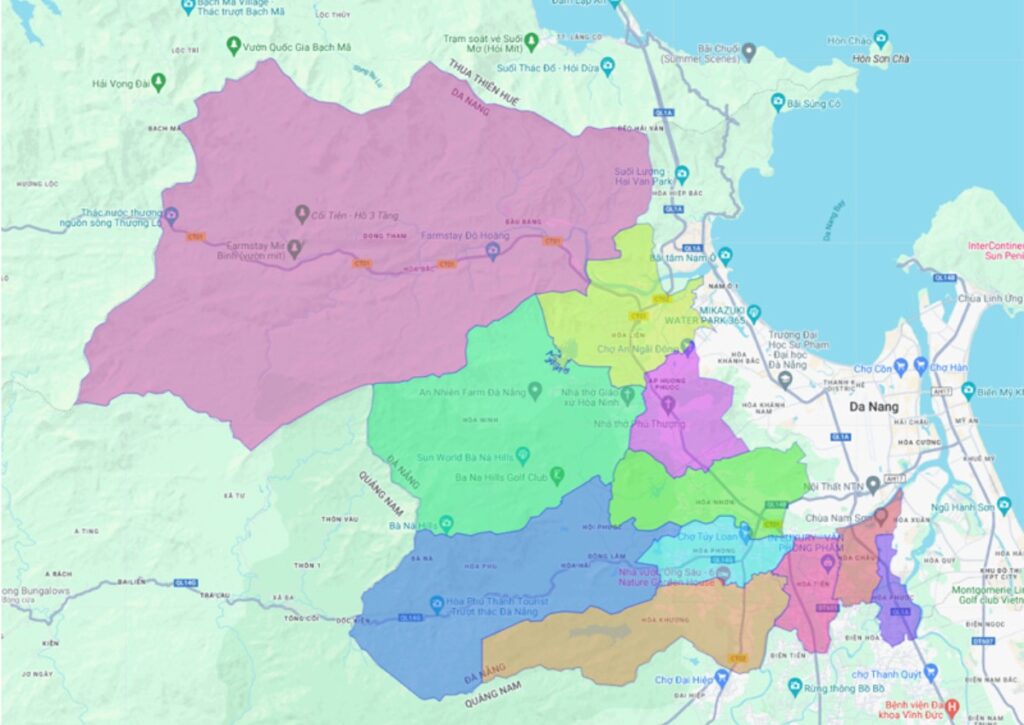 Bản đồ Đà Nẵng, map vệ tinh, giao thông, quy hoạch mới