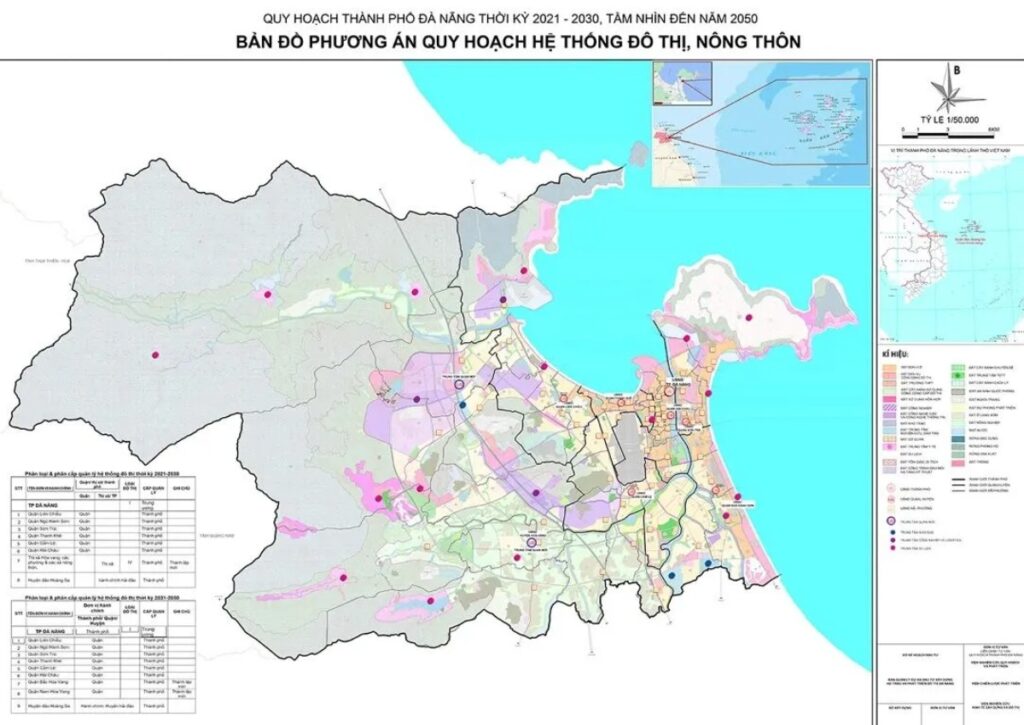 Bản đồ Đà Nẵng, map vệ tinh, giao thông, quy hoạch mới